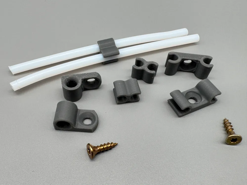PTFE Tubes, Guide, Fastening for AMS etc. - Free 3D Print Model ...