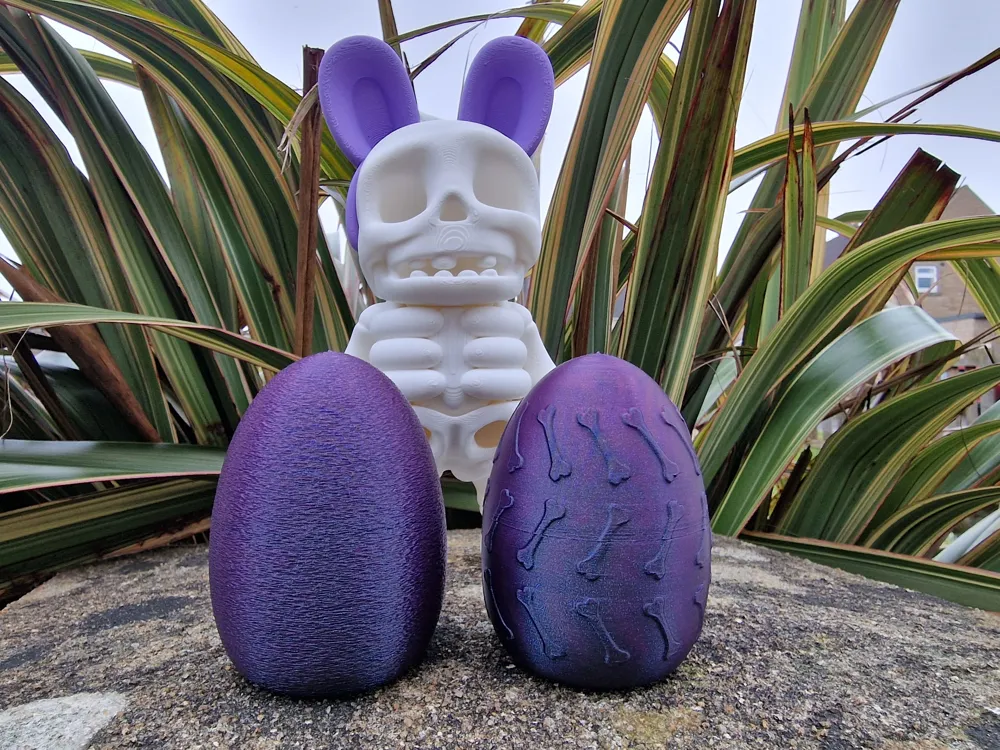 Easter Egg - Bones - For ZOU3D Easter Skeleton by 3DomSculpts - MakerWorld