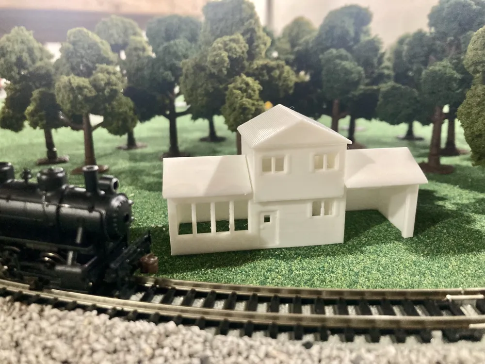 N Scale House (1:160) by PotaterSoupModels MakerWorld: Download Free 3D ...