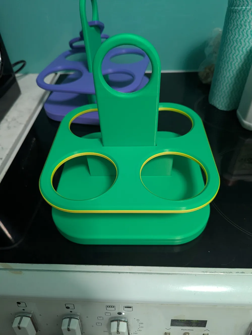 Collapsible cup holder/caddy with a handle by cataclysm5 MakerWorld ...