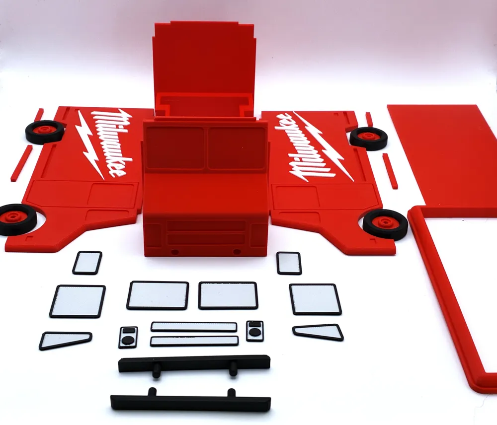 FedEx desk truck organizer pen holder gift - Free 3D Print Model ...