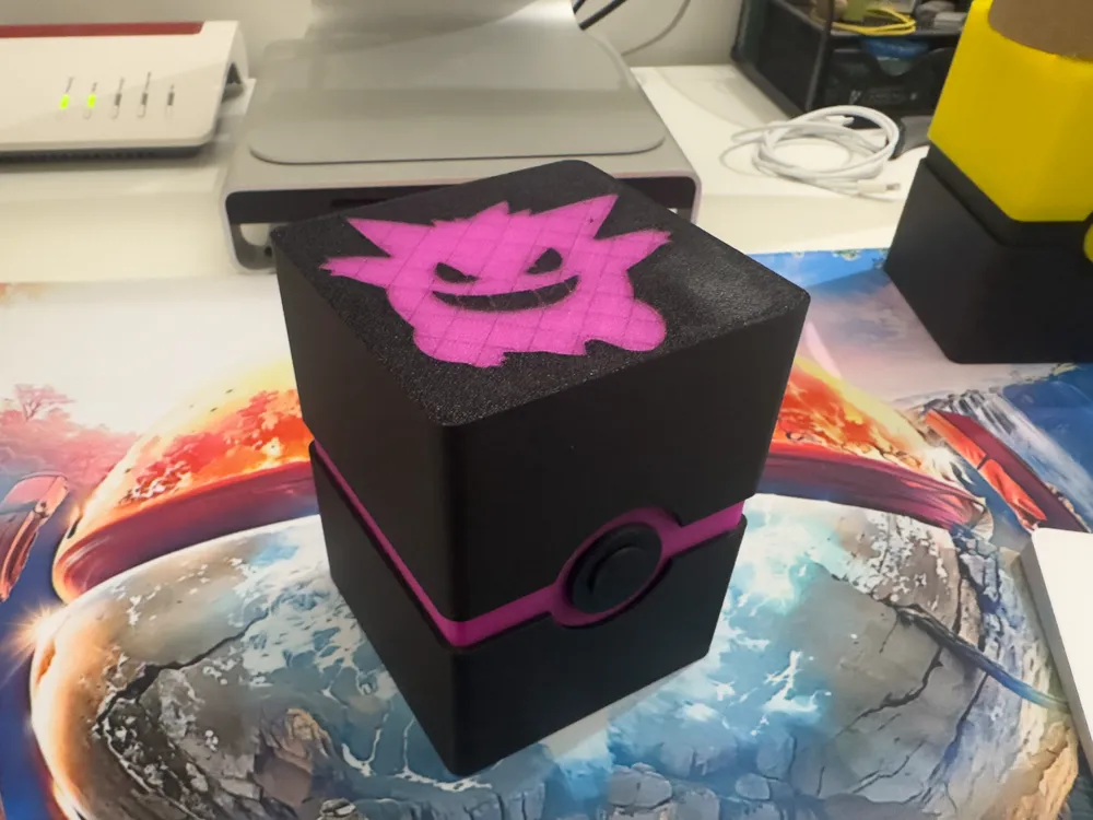 Pokemon - Top Loader Holder - Gengar Remixed by Chris - MakerWorld