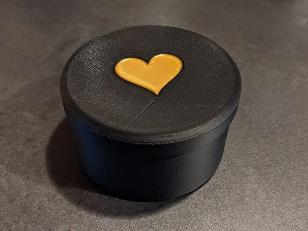 Caixa de Presente e Armazenamento Redonda Personalizável (OpenSCAD ...