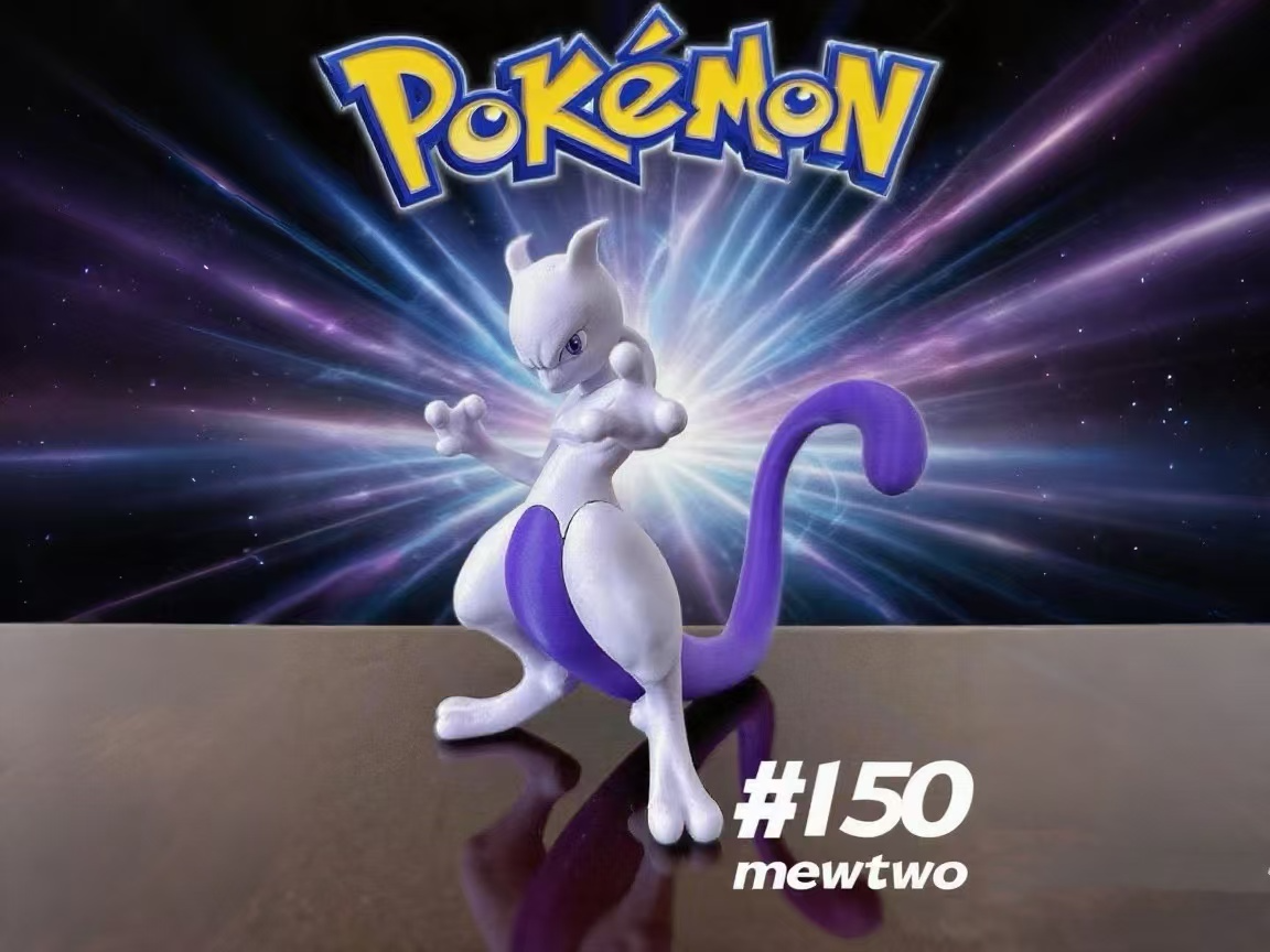 Pokemon Mewtwo #0150 Mewtwo Multi-Part Print (Eyes require AMS) by ...