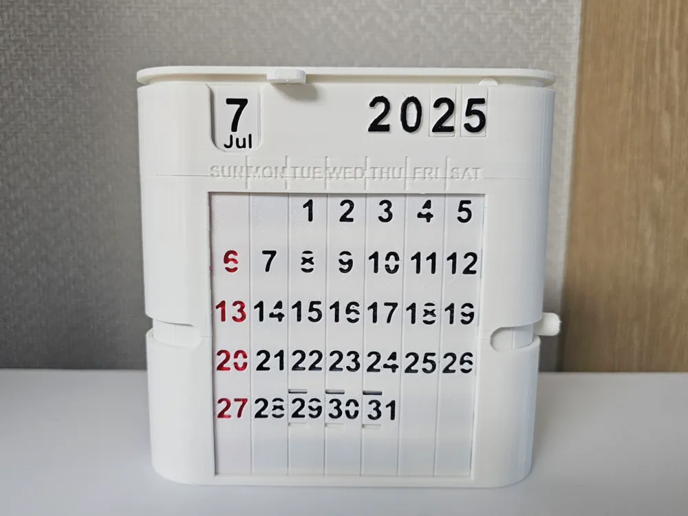 Infinite Calendar & Multipurpose Holder by KR Space MakerWorld ...