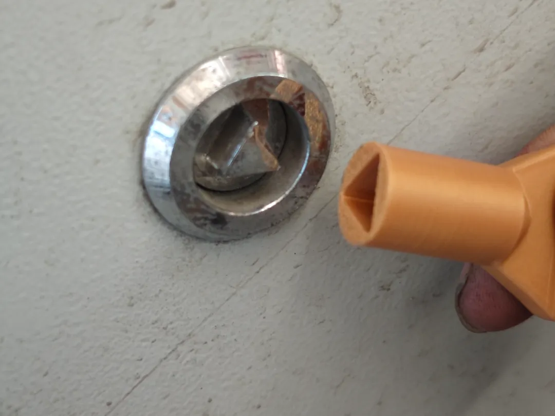 Triangle Passage Lock Key - Free 3D Print Model - MakerWorld