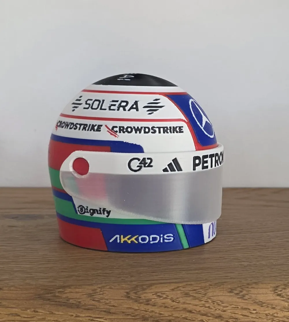 Kimi Antonelli Mercedes F1 Brick Model - Free 3D Print Model - MakerWorld