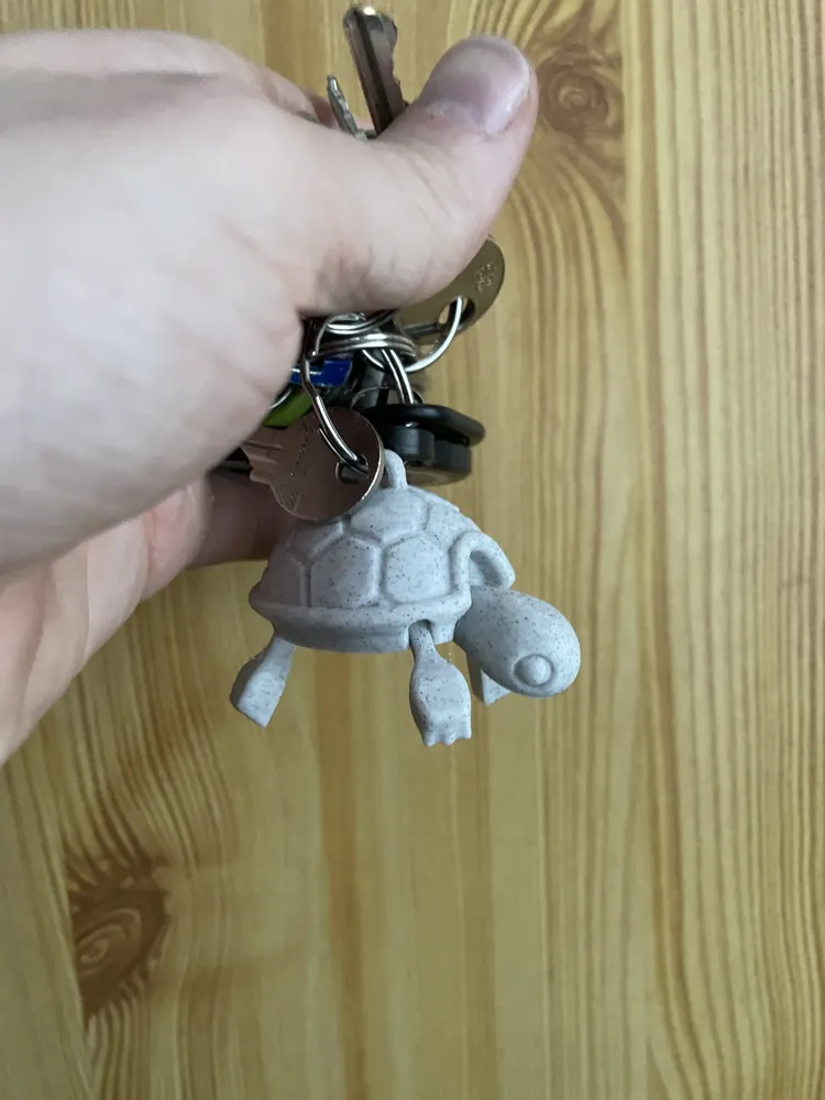 Cutie Baby Turtle - keychain Remixed by soukup273 - MakerWorld