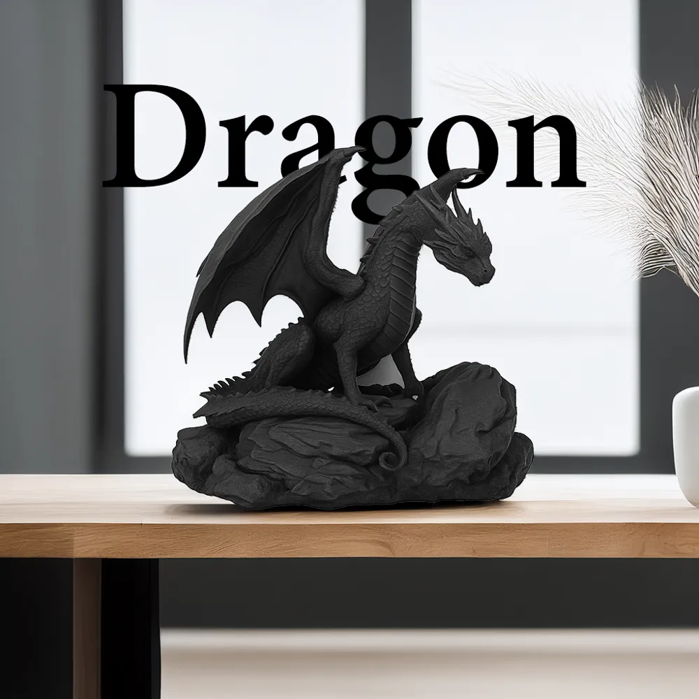 Dragon Sculpture by Affiliate MakerWorld: Download Free 3D Models