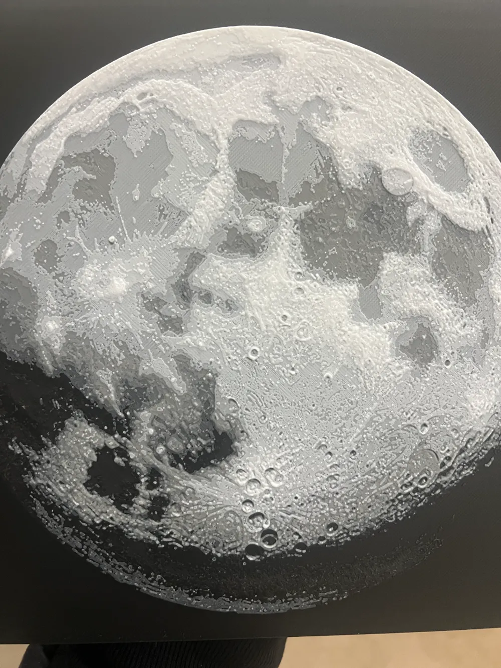 Moon Art Hueforge - Free 3D Print Model - MakerWorld