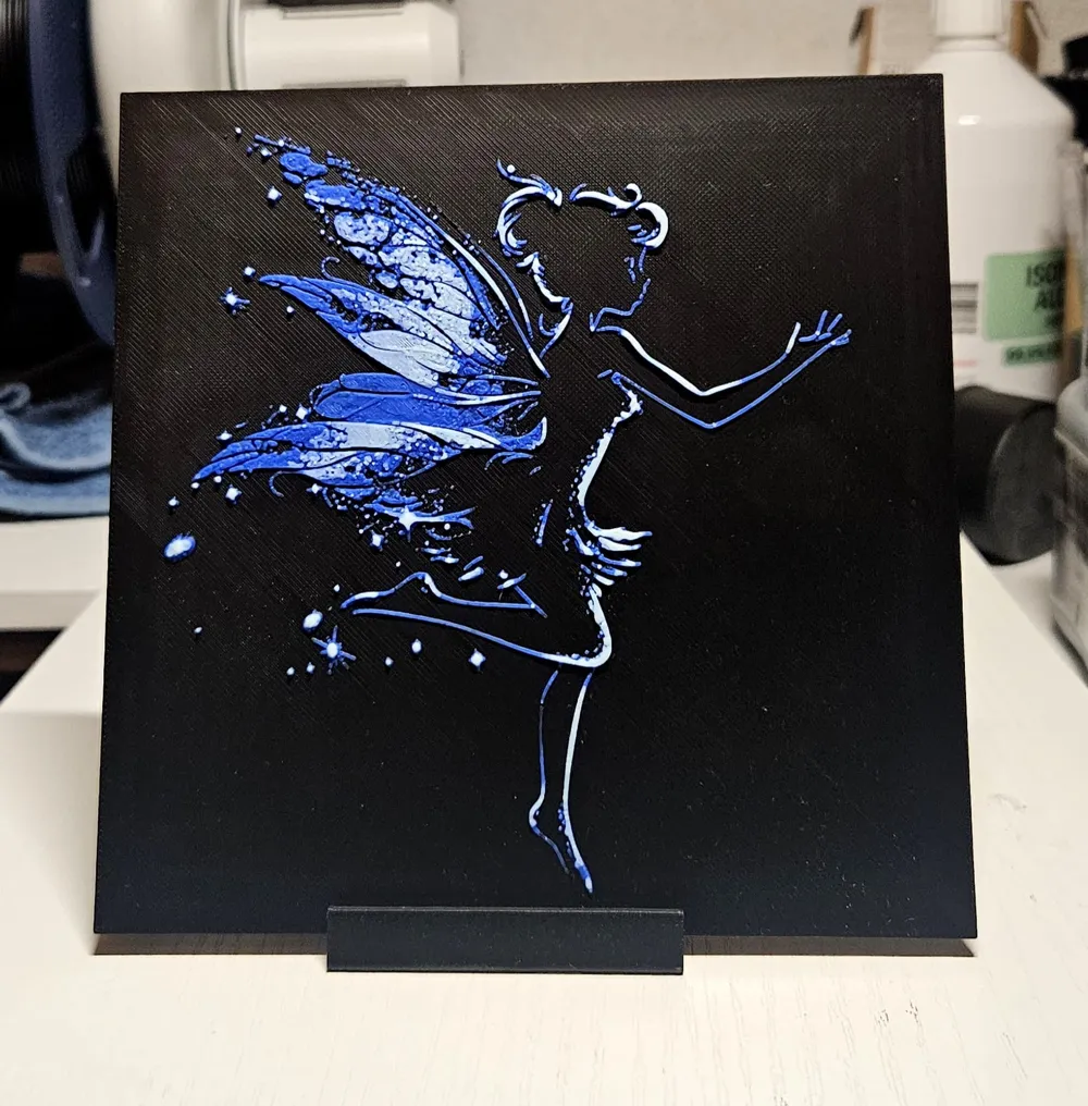 Tinkerbell blue fairy - Free 3D Print Model - MakerWorld
