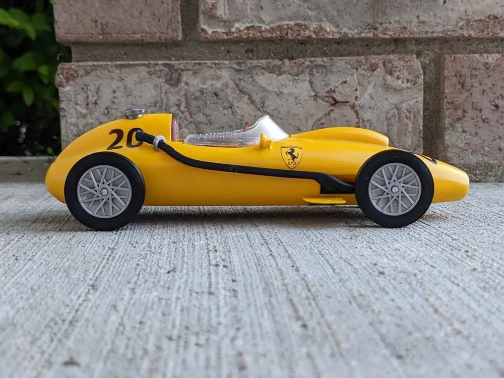 1958 Ferrari 246 F1 (Pinewood Derby Car Shell) - Free 3D Print Model ...