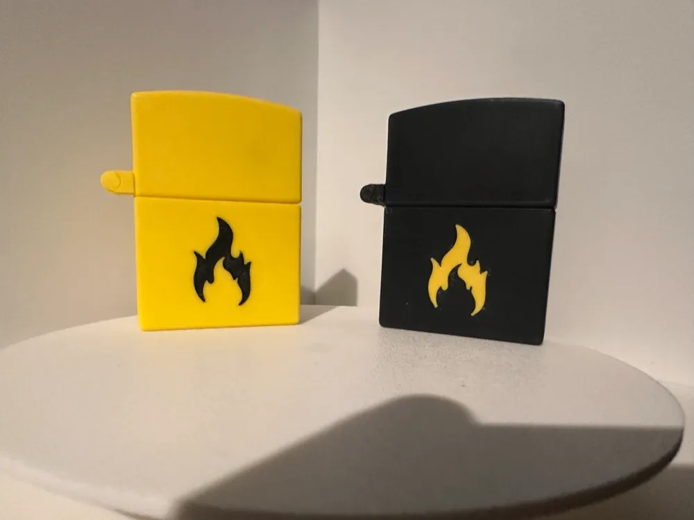 Fully Printable Lighter Fidget! - Free 3D Print Model - MakerWorld