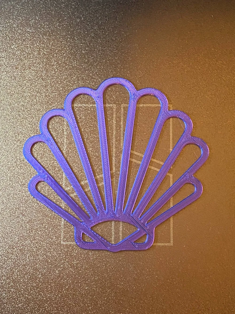 Sea Shell Stencil by Games and SongsMakerWorld: Download Free 3D Models