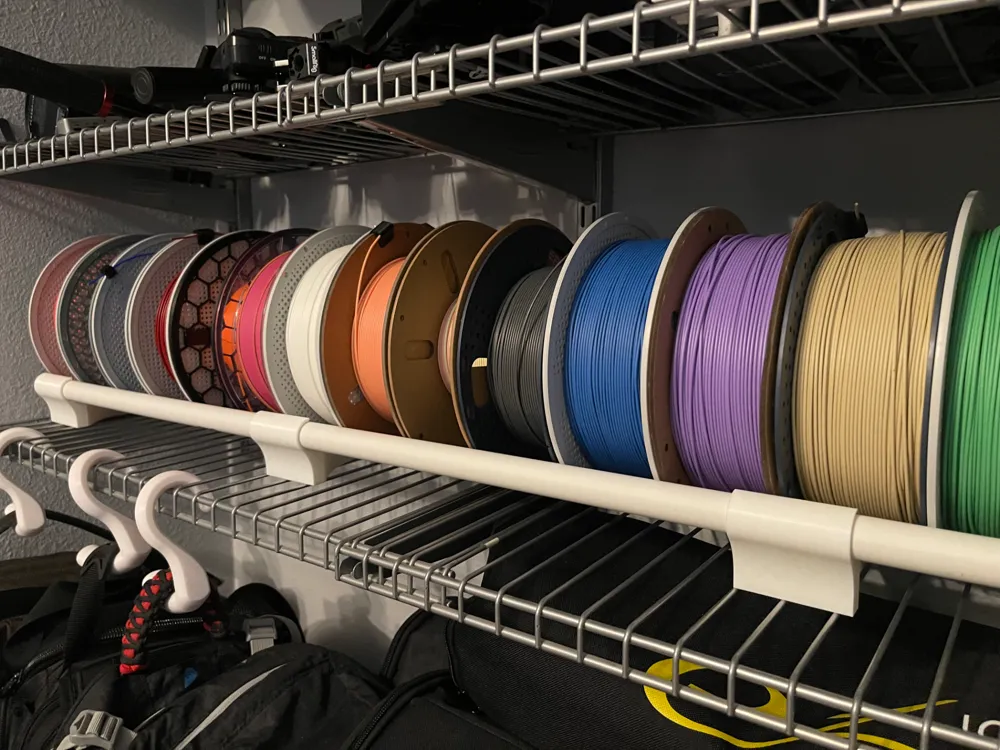 Simple spool rack using 1/2" PVC by D3DDesignWorks - MakerWorld
