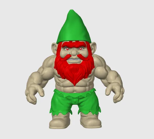 Garden Gnome (Ripped) by NakedMoleRat MakerWorld: Download Free 3D Models