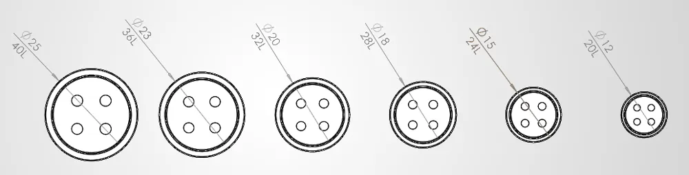 Multiple Size Snap-Fit Buttons for Yarn Projects - Free 3D Print Model ...