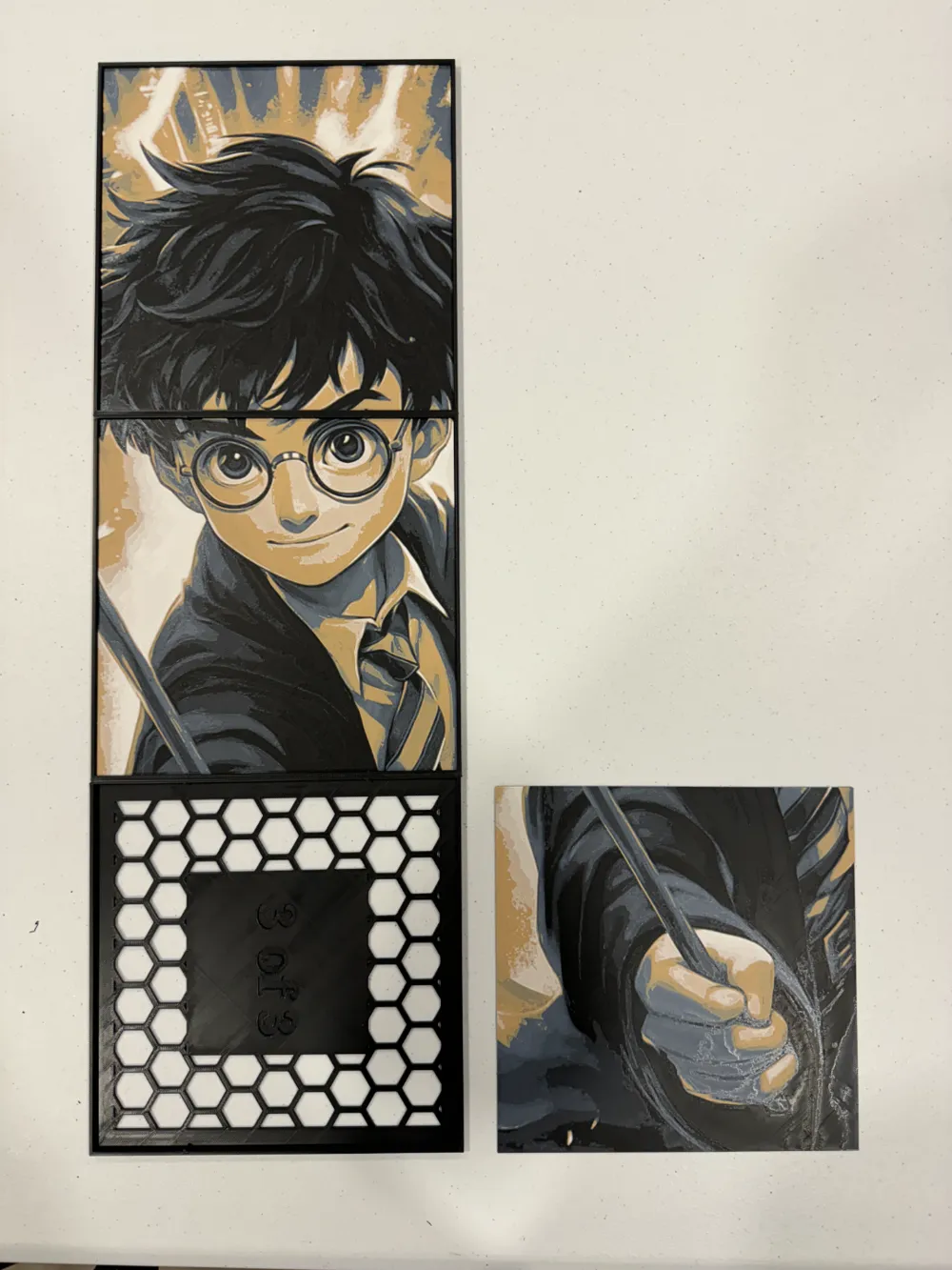 Harry Potter - Multi-Panel Wall display 200x600mm by Canadian Gamer ...