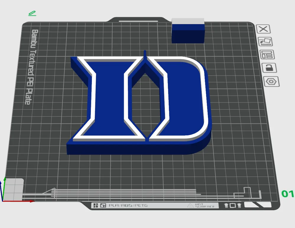 Duke University Chain Necklace by thisheresduggy - MakerWorld