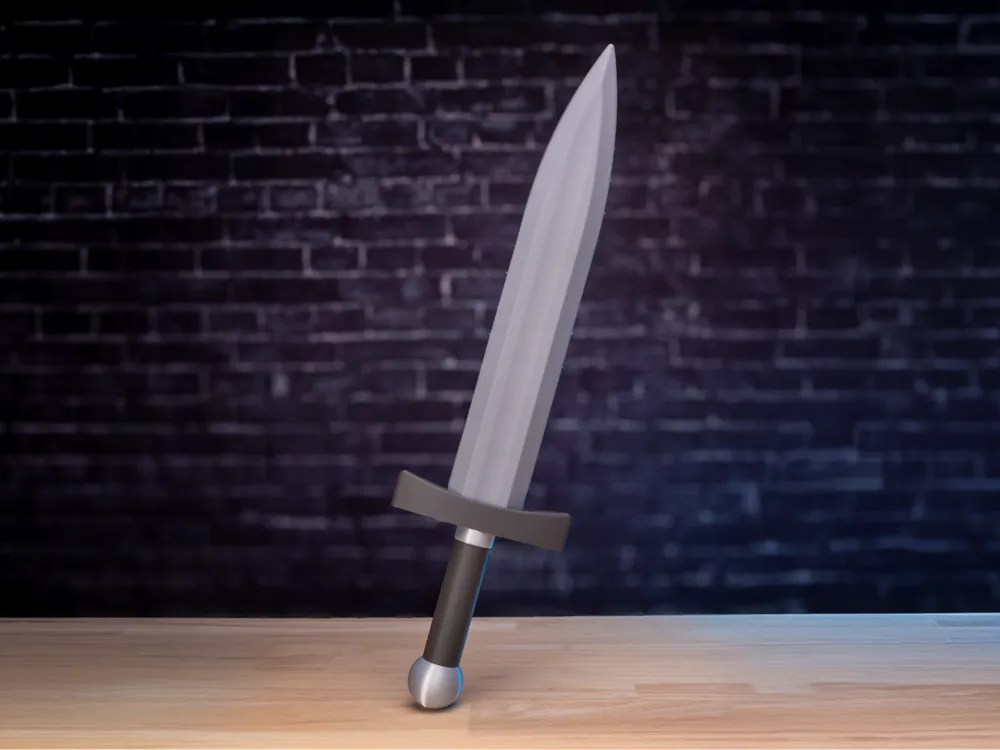 Modular Sword (No Support, No AMS, No Glue) - Free 3D Print Model ...