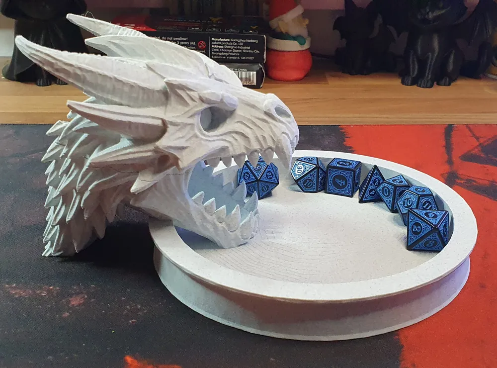 Dragon Dice Tray - Free 3D Print Model - MakerWorld