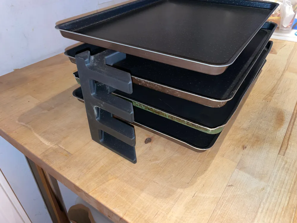 Baking tray - stack holder (3 pieces) by koolway - MakerWorld