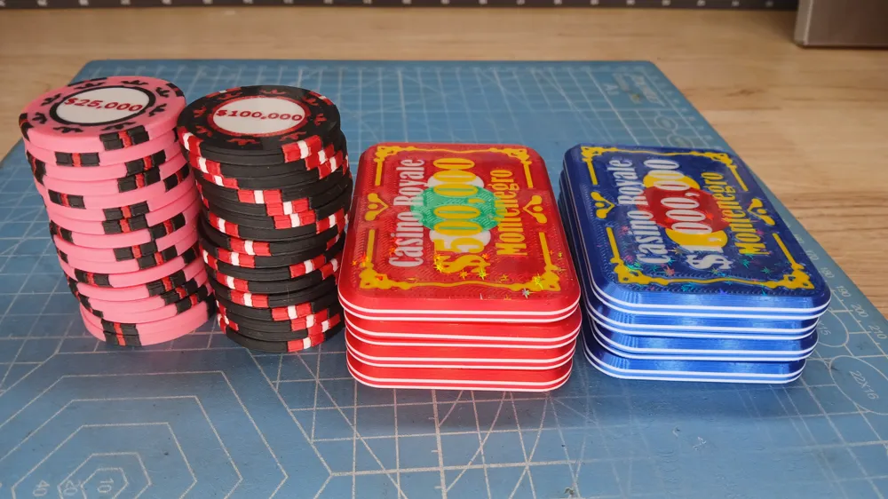 007 James Bond Casino Royale Poker Chip Set by blake3dcake - MakerWorld