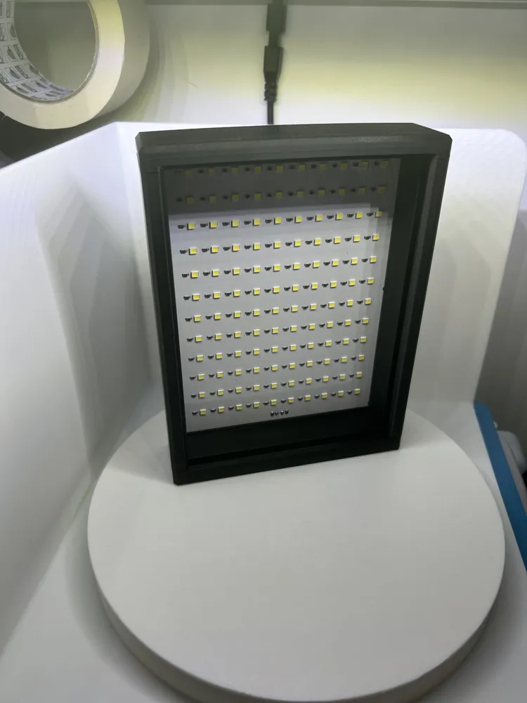 Frame for Lithophanes + Bambu CMYK Backlight Board by paetzy_27 ...