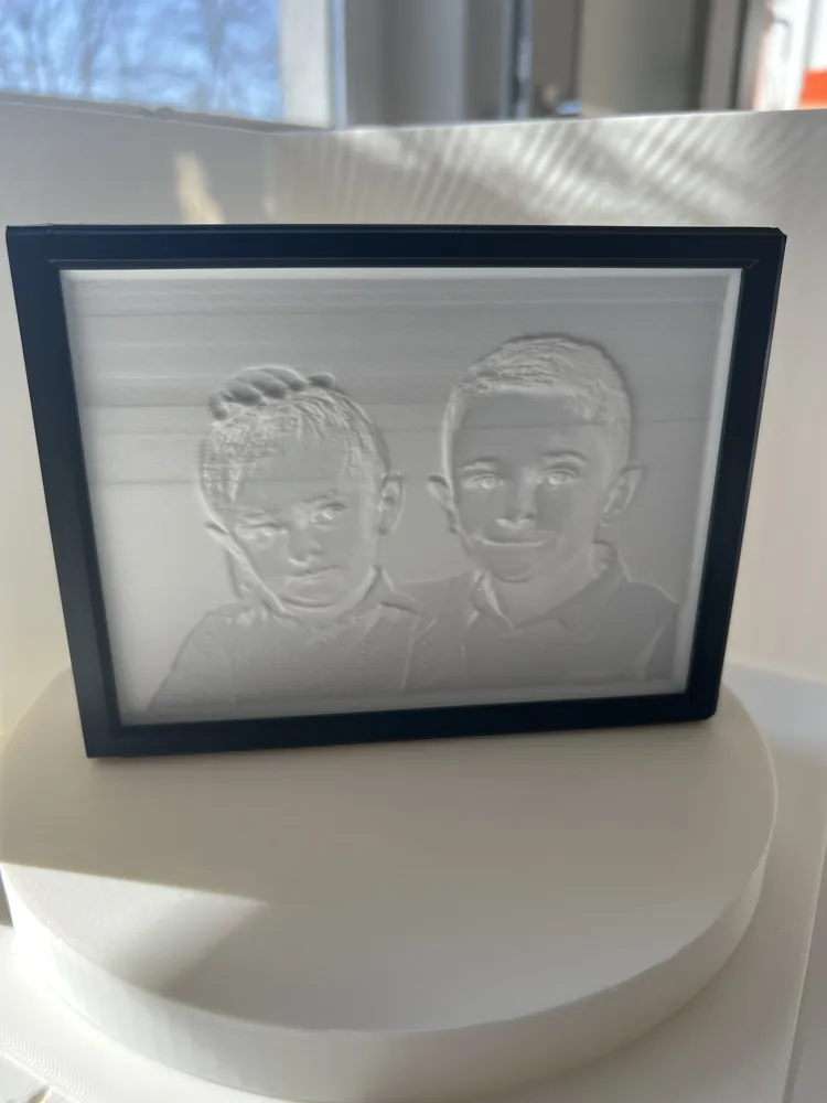 Frame for Lithophanes + Bambu CMYK Backlight Board by paetzy_27 ...
