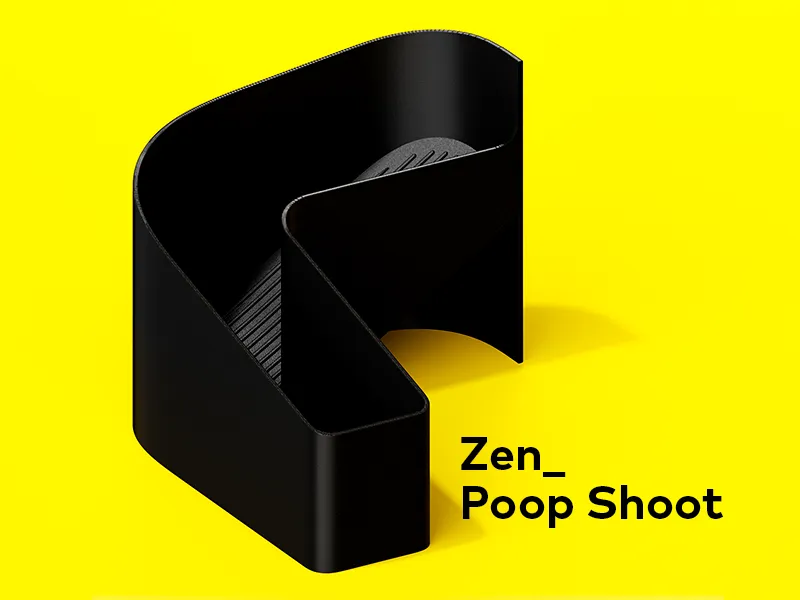 Zen Poop Shoot for P1S/X1C by Jeremy Burgess MakerWorld: Download Free ...