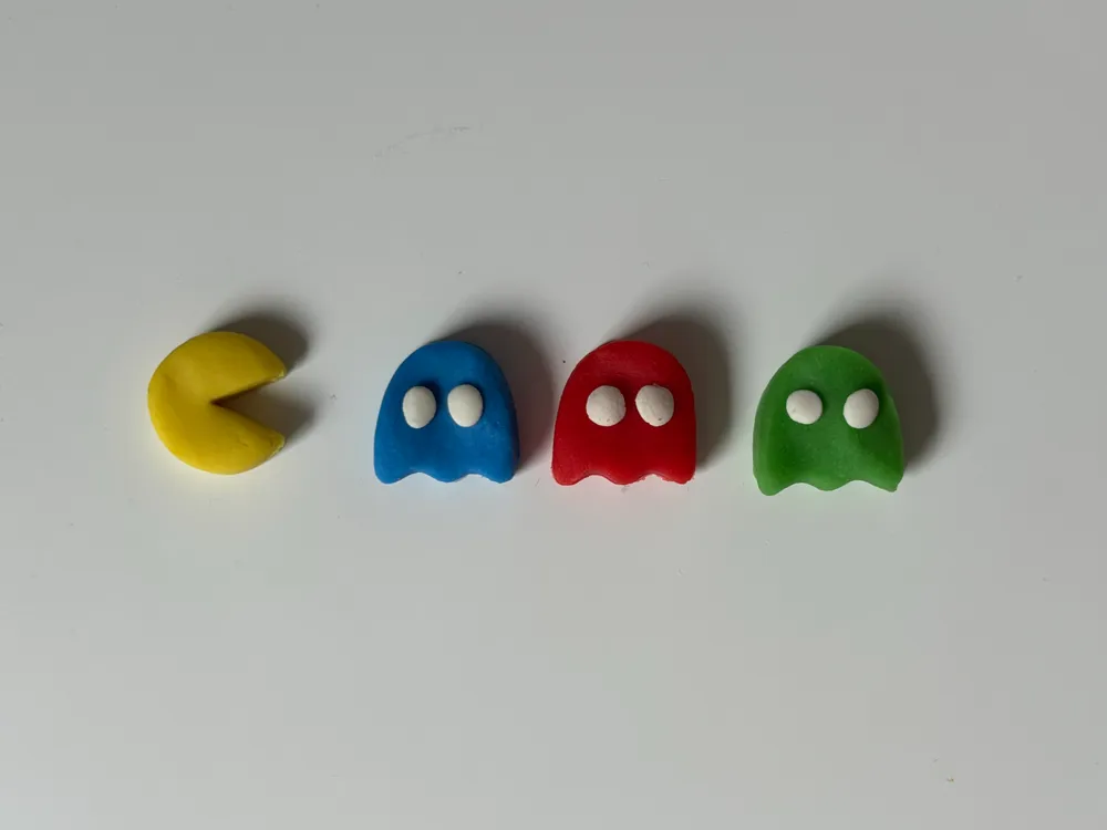 Pac-man mini clay cutter by Petra Ollender MakerWorld: Download Free 3D ...