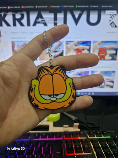 garfield coaster by kelly_whiteley - MakerWorld