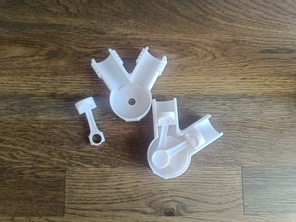 60° V2 Engine Fidget Toy by Raven3DMakerWorld: Download Free 3D Models