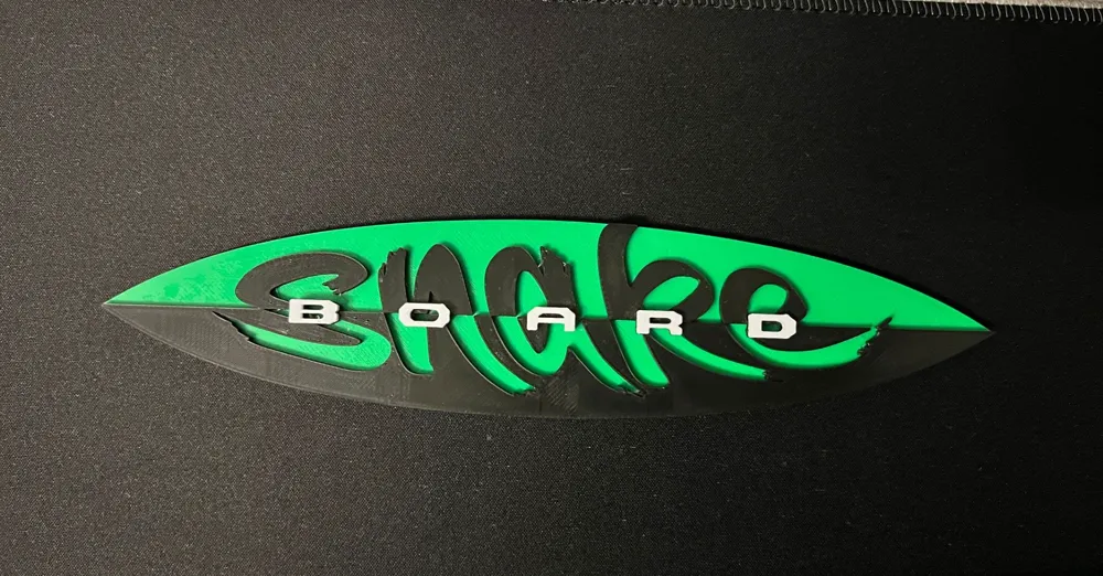 Snakeboard Logo Remixed by Luc1f3r - MakerWorld