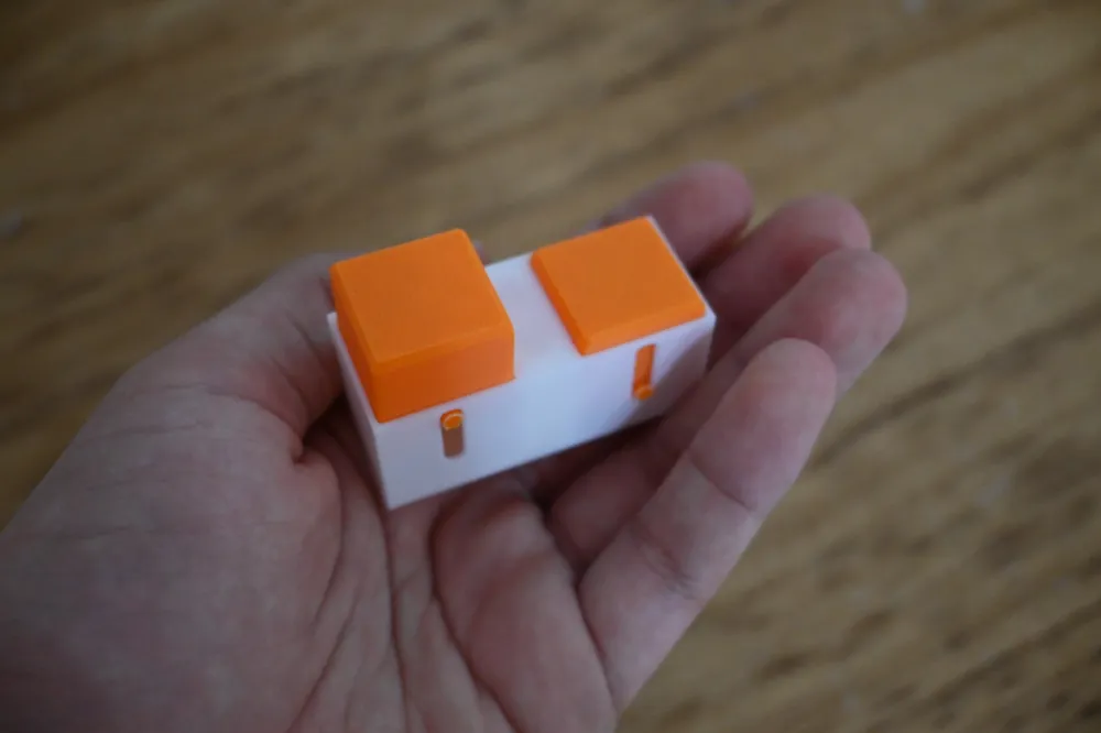 Double button fidget by 3D all MakerWorld: Download Free 3D Models