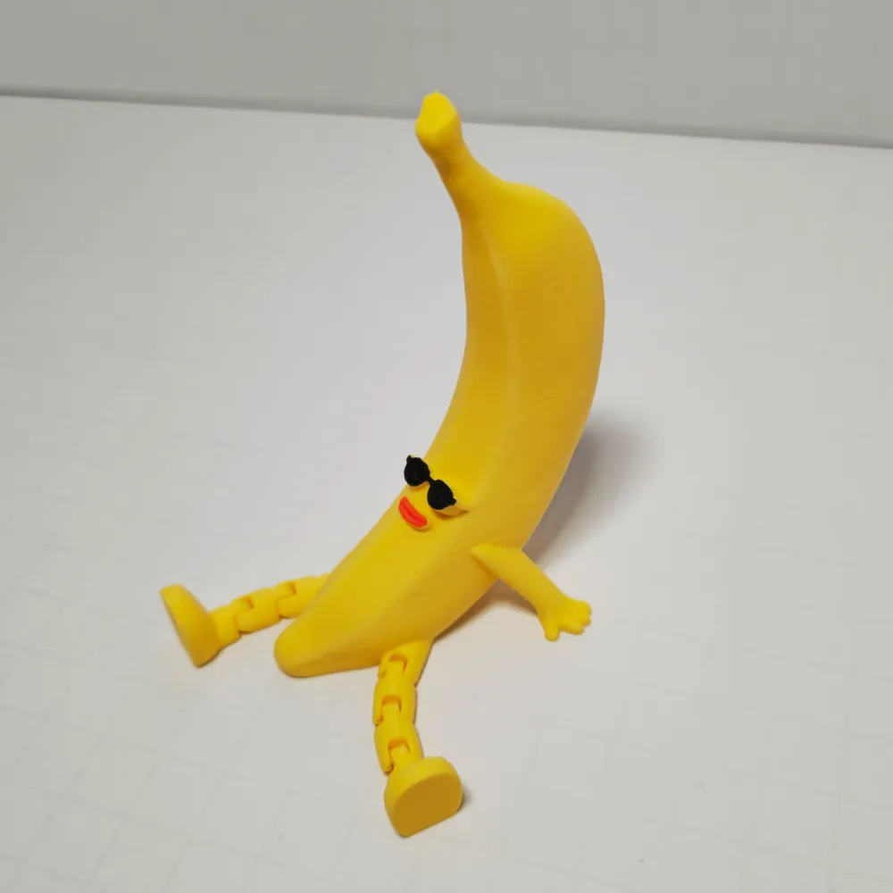 Cool Banana with Articulated Legs - Free 3D Print Model - MakerWorld