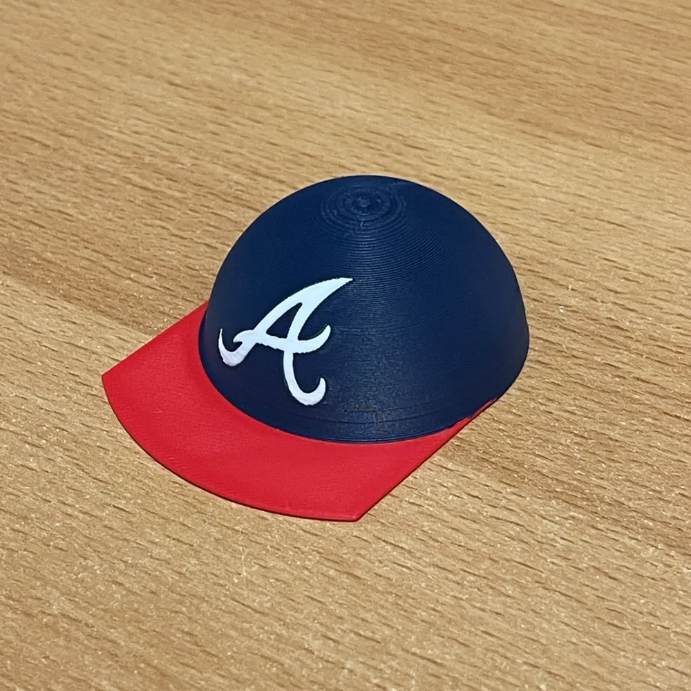 Base Cap for MLB Brick Man Atlanta Braves (500%) by Jogi164 MakerWorld ...