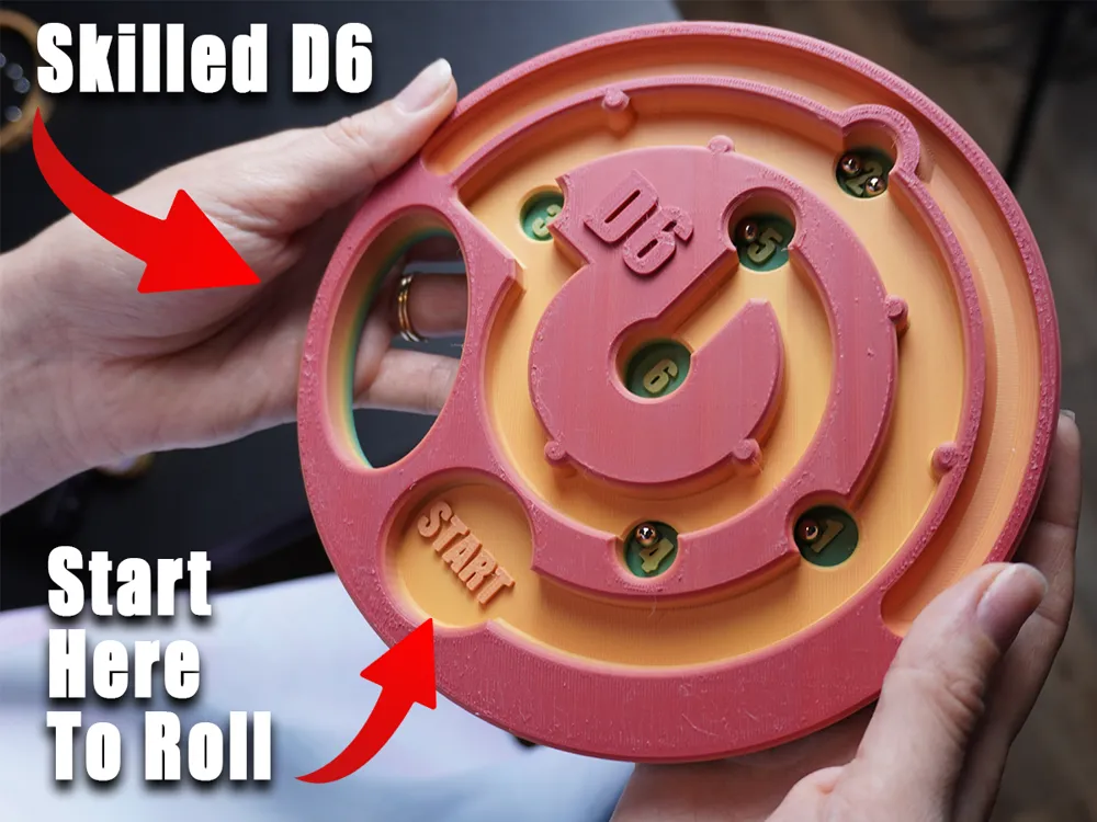 Skill-Based D6 (Roll Multiple at Once!) by Deck of DM Things MakerWorld: Download Free 3D Models