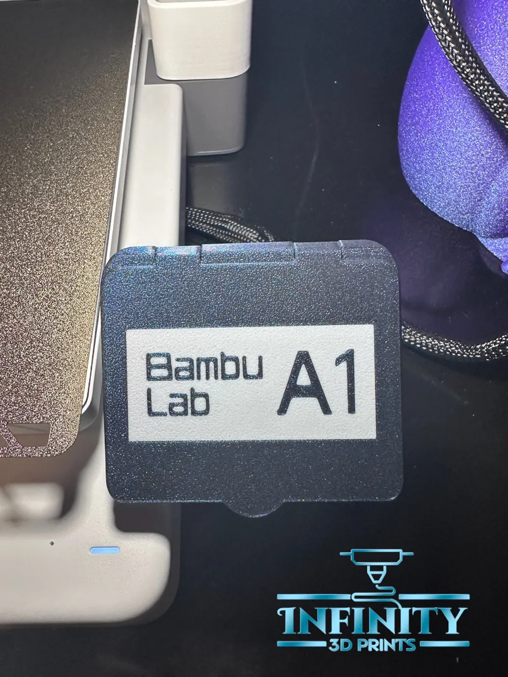 A1 SCREEN COVER Remixed by Infinity 3D Prints - MakerWorld