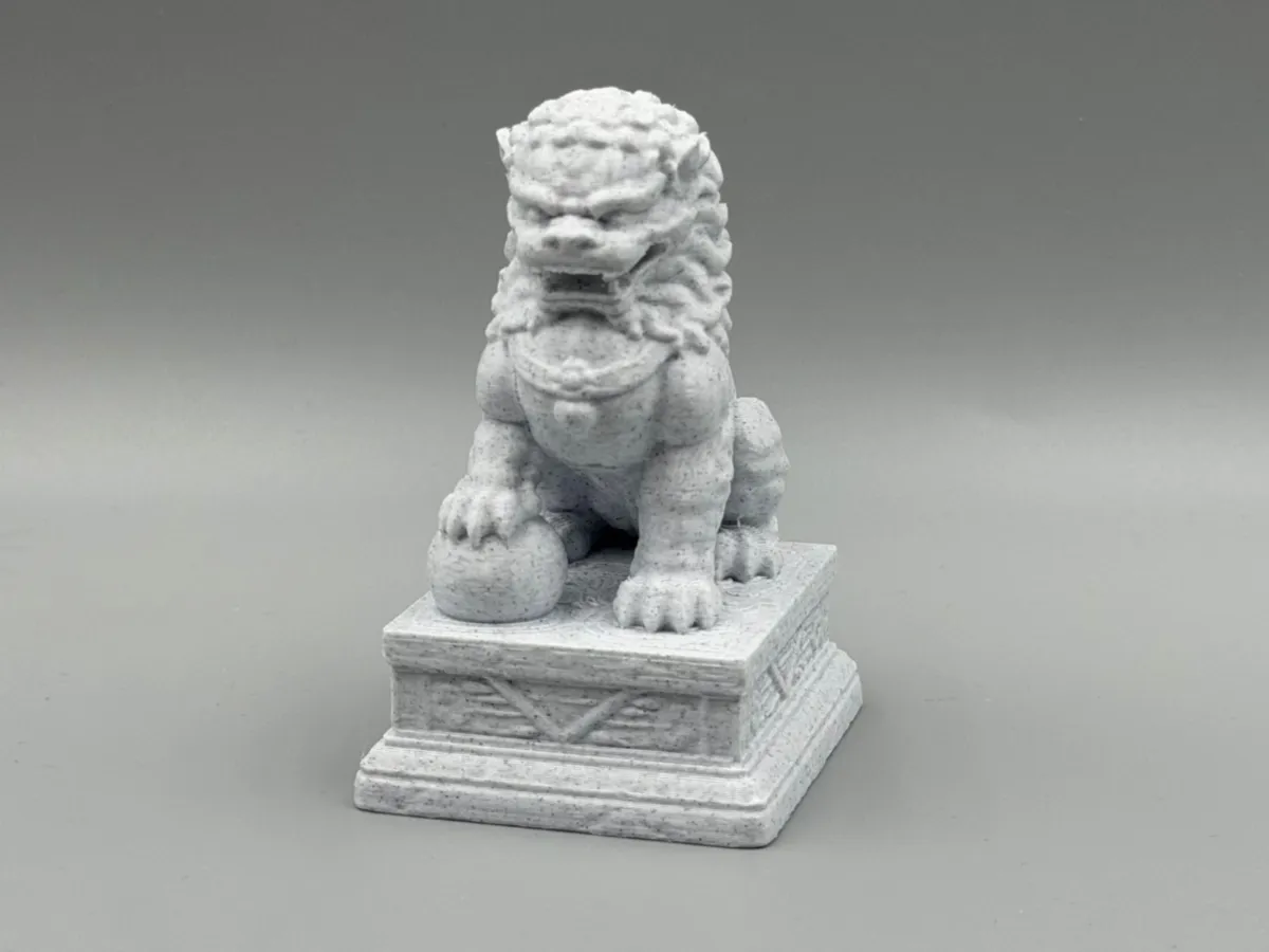 Stone Lion Guardian - Free 3D Print Model - MakerWorld