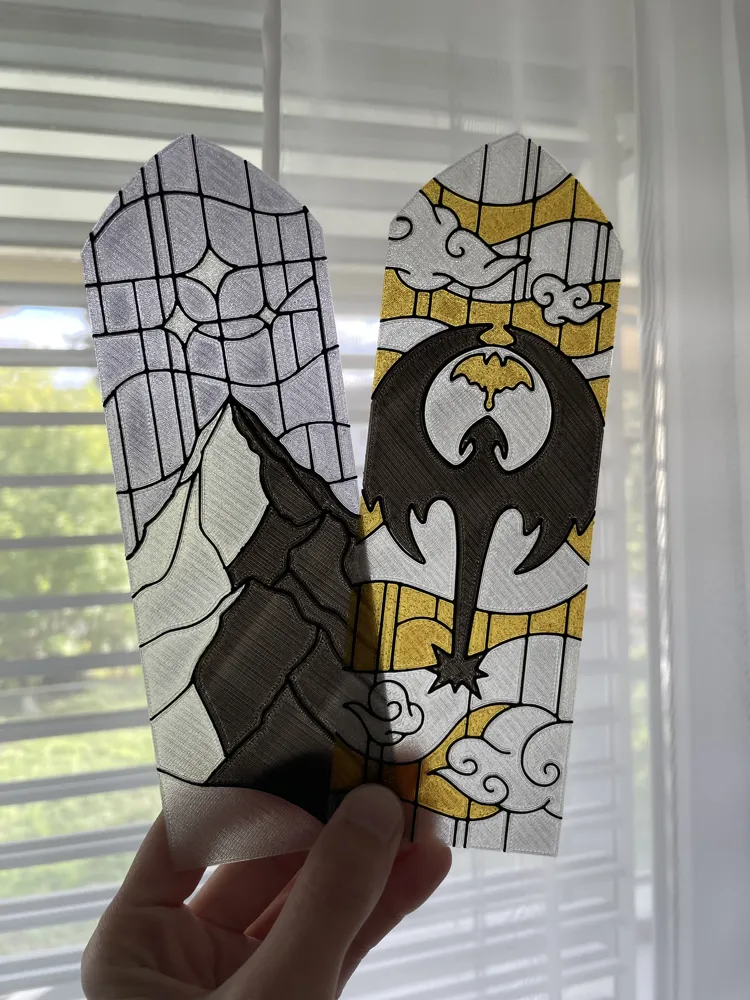 Gothic Window Book Nook + Stained Glass & Storage - Free 3D Print Model ...