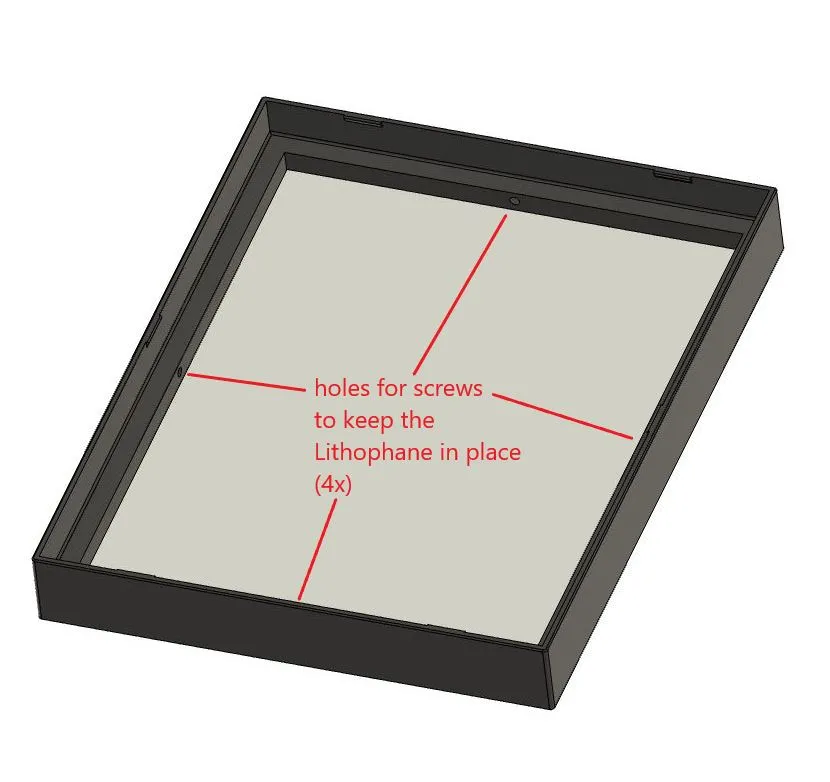 Litho LED Backlight frame by raphineu MakerWorld: Download Free 3D Models