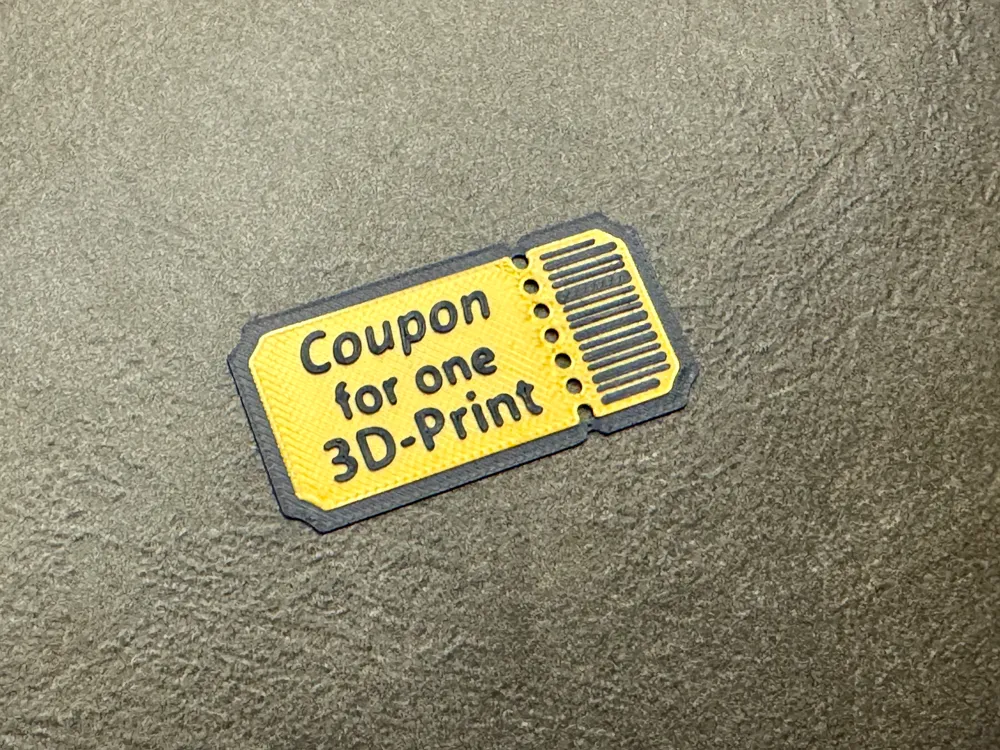 Coupon for one 3D-Print by PaulBPunkt - MakerWorld
