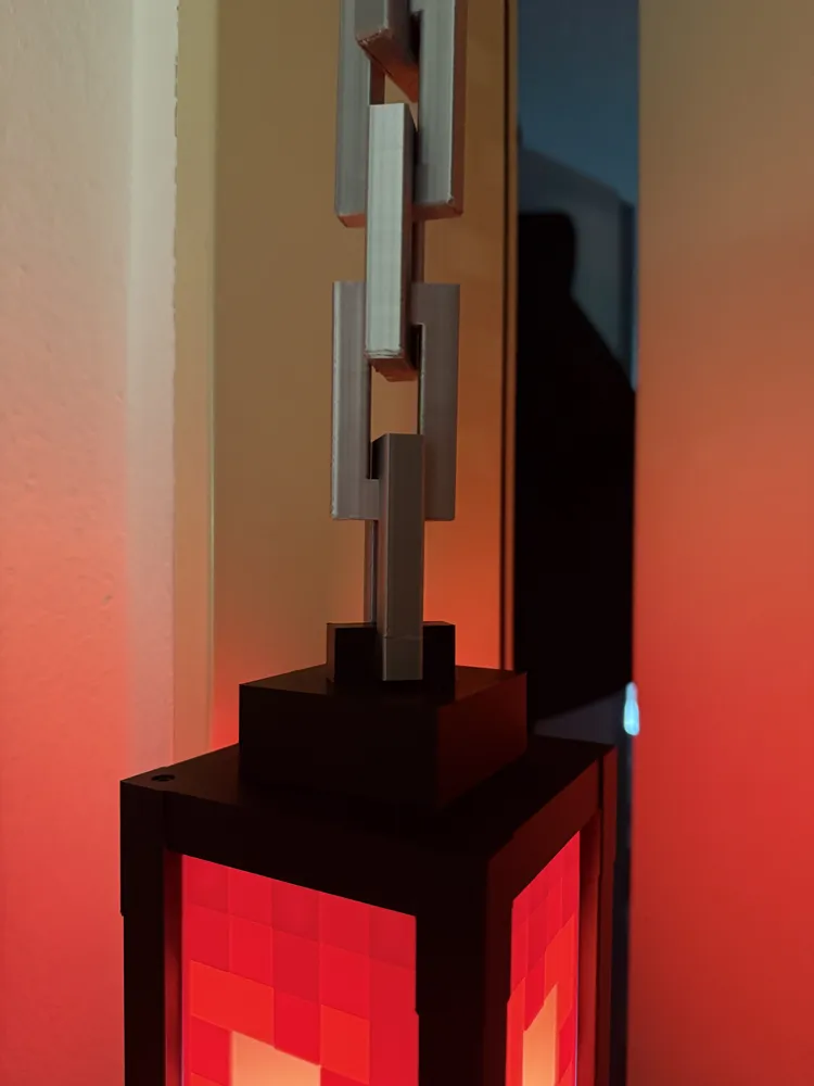 Lanterne Minecraft - Modèle d'Impression 3D Gratuit - MakerWorld