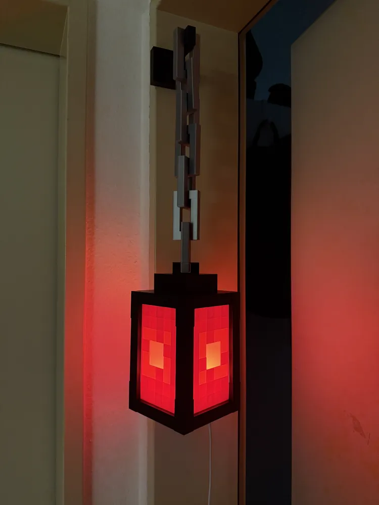 Lanterne Minecraft - Modèle d'Impression 3D Gratuit - MakerWorld