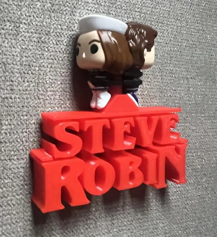 Stranger Things Kinder Joy Funko Pop Steve & Robin - Free 3D Print ...
