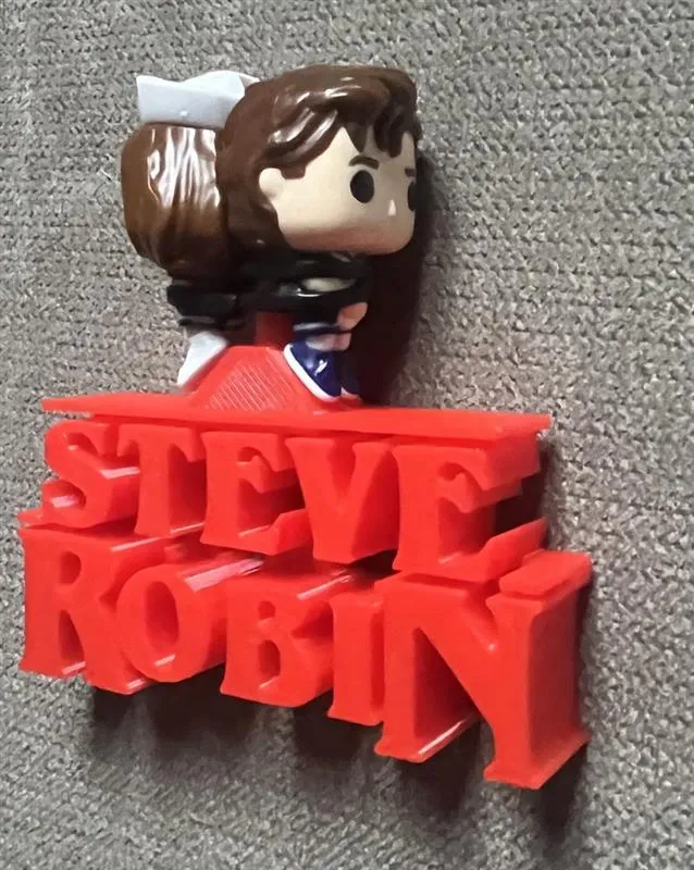 Stranger Things Kinder Joy Funko Pop Steve & Robin - Free 3D Print ...
