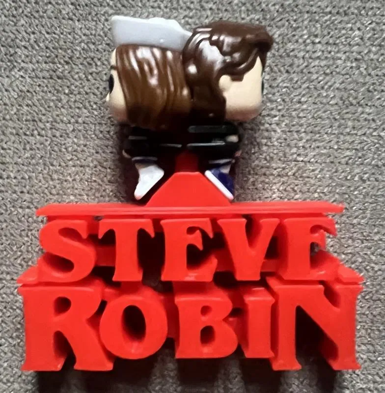 Stranger Things Kinder Joy Funko Pop Steve & Robin - Free 3D Print ...
