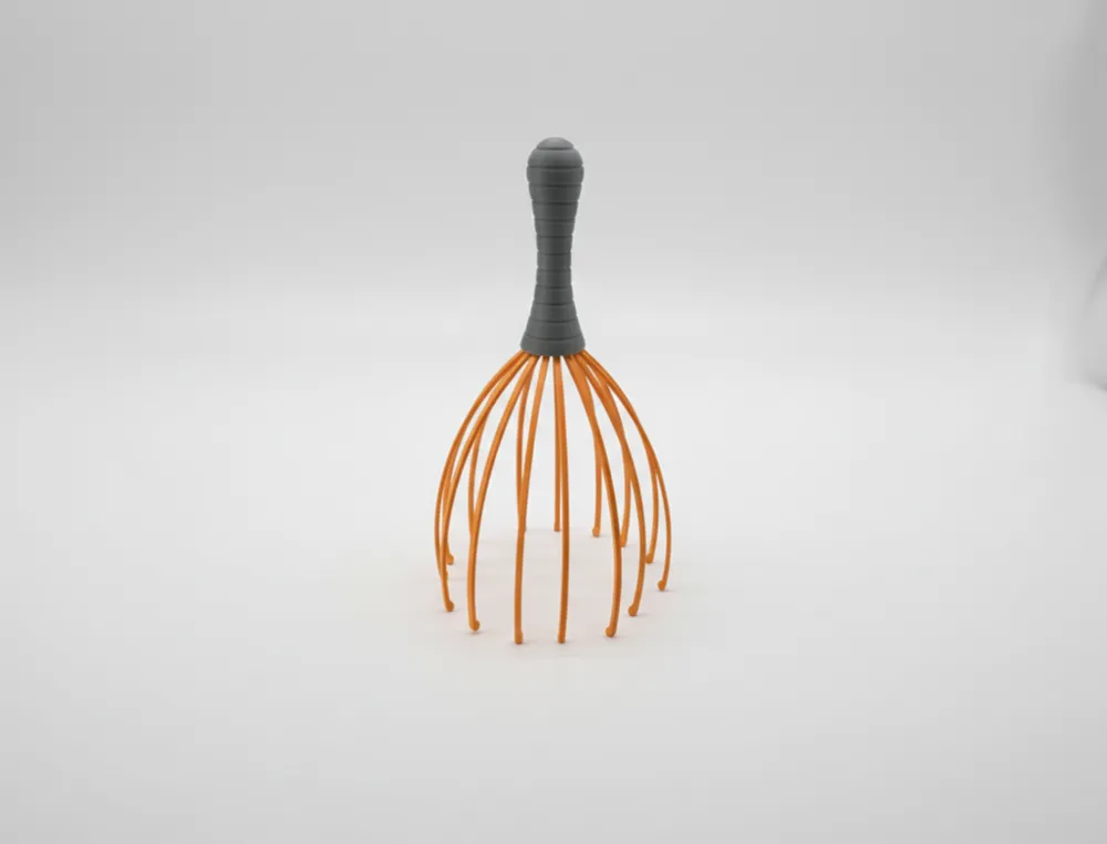 Head Massager / Head Scratcher - Free 3D Print Model - MakerWorld