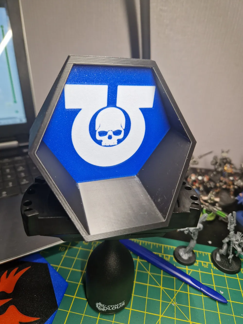 warhammer 40k ultramarines display v2 by MagicalMan - MakerWorld